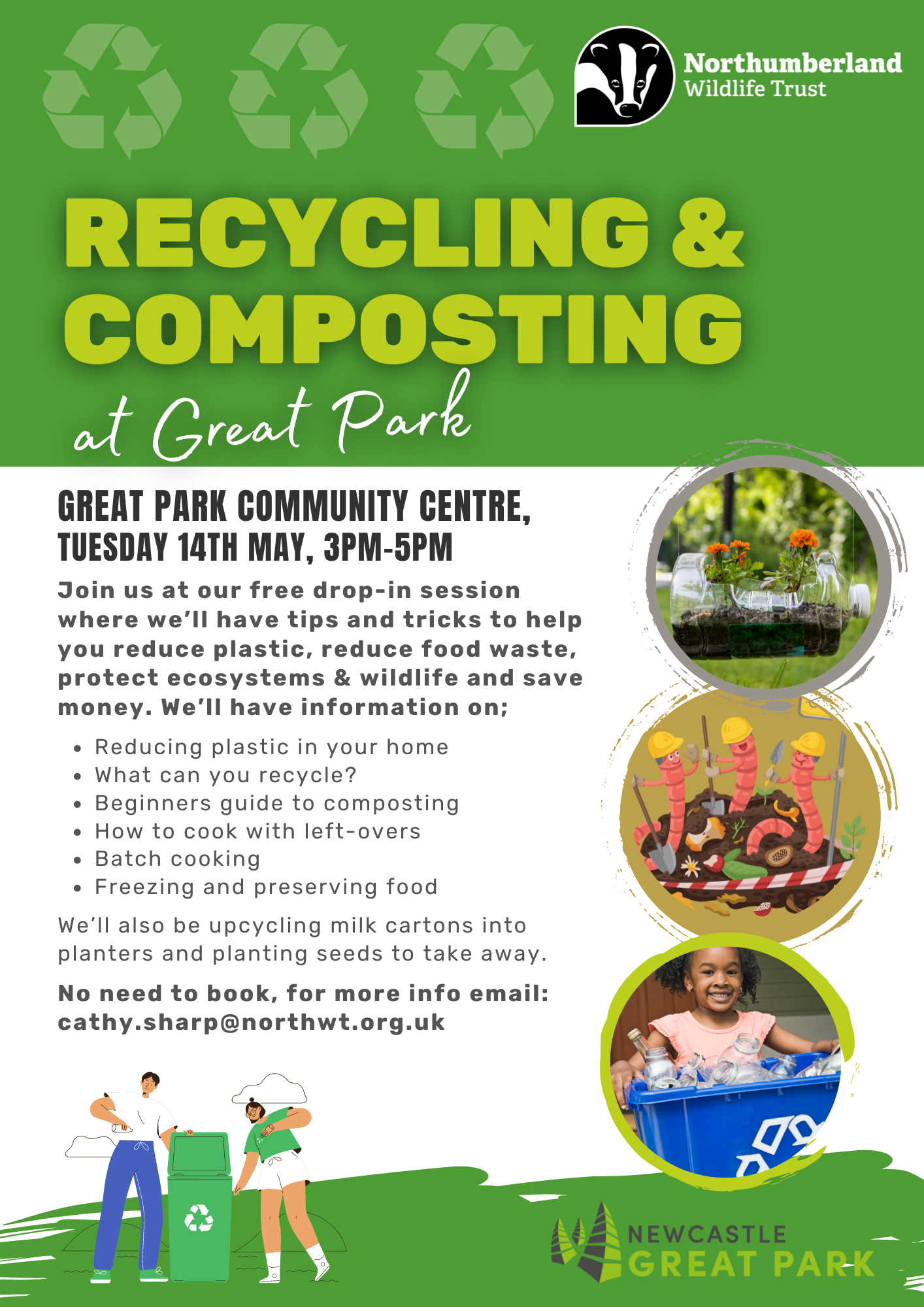 Recycling & Composting Event - 14th May - Newcastle Great Park