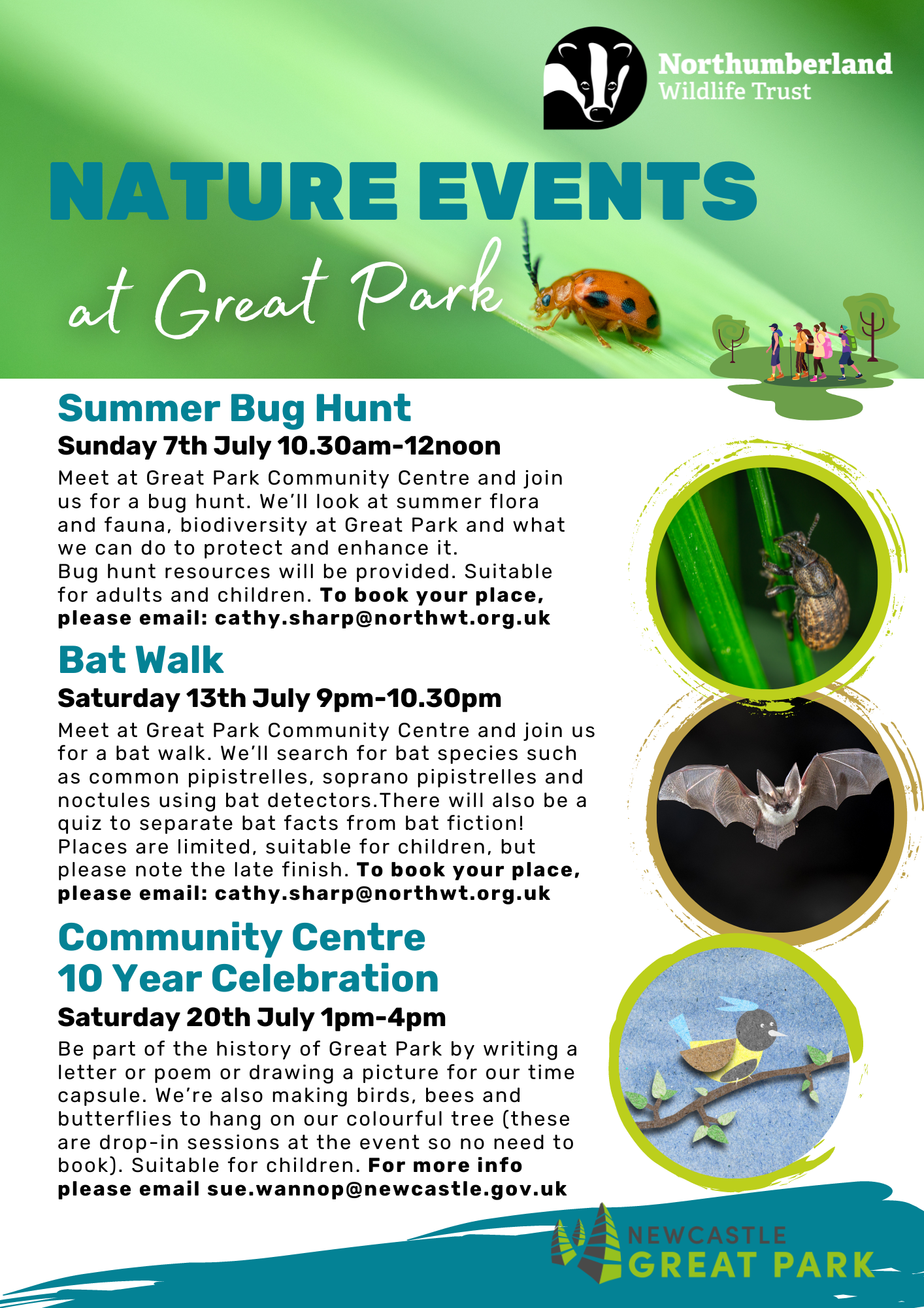 July Events at NGP - Newcastle Great Park